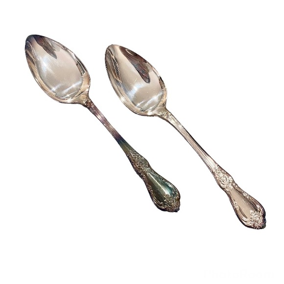 Oneida | Accents | Vintage Oneida Silverplate 2 Serving Spoons Vanessa ...